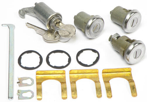 DOOR TRUNK GLOVE LOCK SET, w/ORIGINAL KEYS 68 – Chicago Muscle Car ...