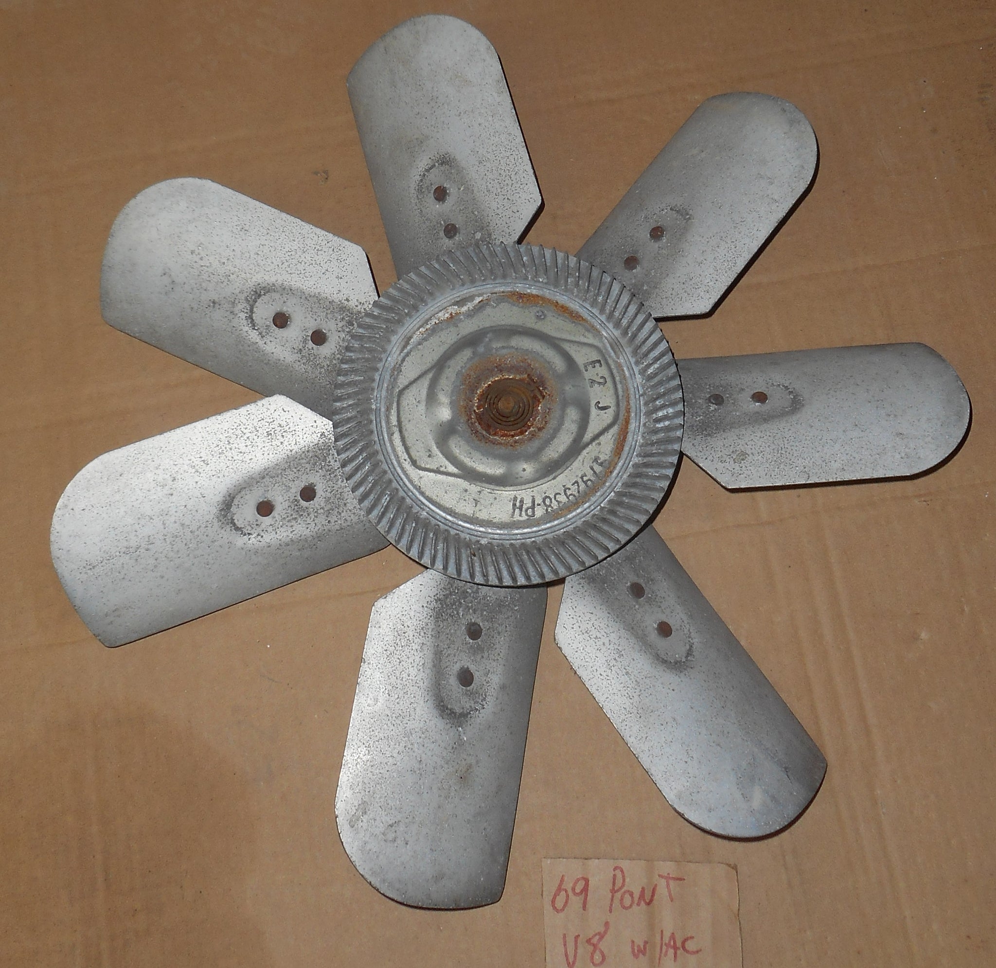 ENGINE FAN, 7 BLADE, 19.5" DIA, 66-69 PONTIAC V8 – Chicago Muscle Car ...