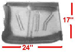 FLOOR PAN TOE PAN ,RIGHT NEW STEEL 64-72 A-BODY – Chicago Muscle Car ...