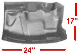 FLOOR PAN TOE PAN ,LEFT, NEW, STEEL, 64-72 A-BODY – Chicago Muscle Car ...
