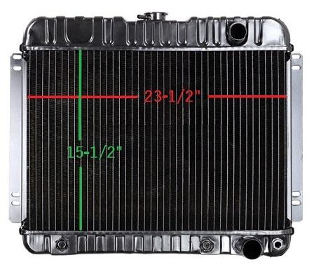 RADIATOR, AUTOMATIC, 2 CORE, 15.5" X 23.5" X 1 1/4" THICK – Chicago ...
