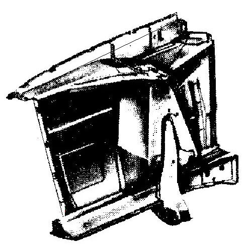 FRONT INNER FENDER, RIGHT, USED, 62-65 NOVA – Chicago Muscle Car Parts ...