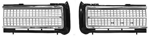 FRONT GRILLS ,NEW PAIR 69 GTO – Chicago Muscle Car Parts , Inc.