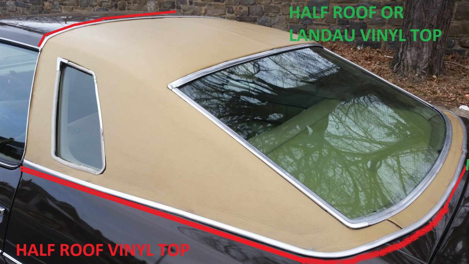 VINYL TOP MOLDING SET ,HALF ROOF USED 76 77 MALIBU – Chicago Muscle Car ...