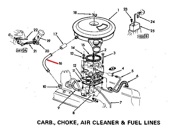 VALVE COVER BREATHER TUBE USED 70 81 CHEVY SB Chicago Muscle Car valve-cover-breather-tube-used-70-81-chevy-sb-chicago-muscle-car