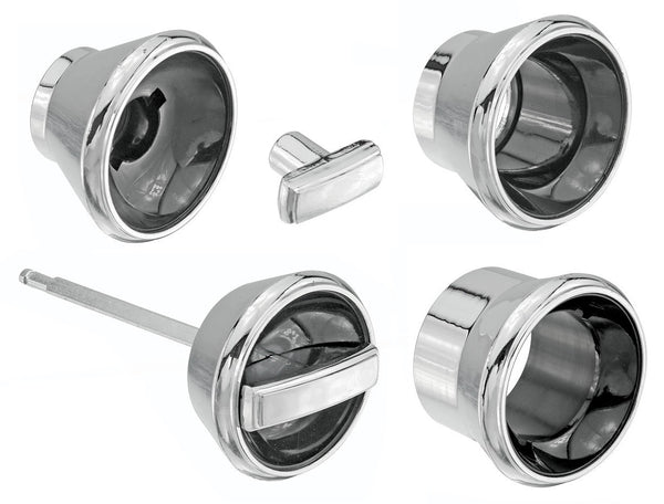 DASH KNOBS BEZEL SET, 5 PCS, NEW, 68 CHEVELLE – Chicago Muscle Car ...