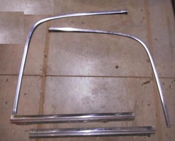 REAR WINDOW MOLDING SET, FITS FASTBACKS, 4 PCS, USED, 68-72 CUTLASS 44 ...