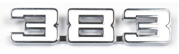 FENDER EMBLEM (383) EACH, REPRO – Chicago Muscle Car Parts , Inc.