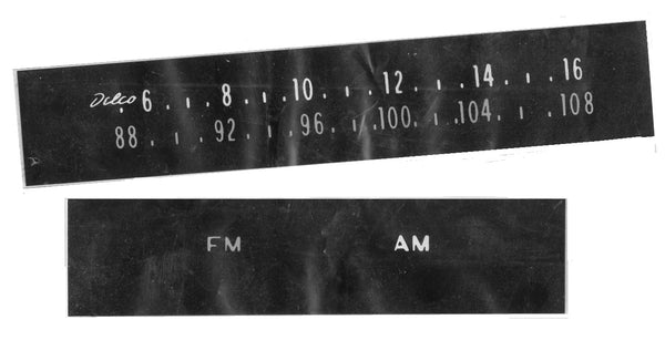 AM FM RADIO DIAL FACE DECAL ,NEW 64-67 GTO – Chicago Muscle Car Parts ...