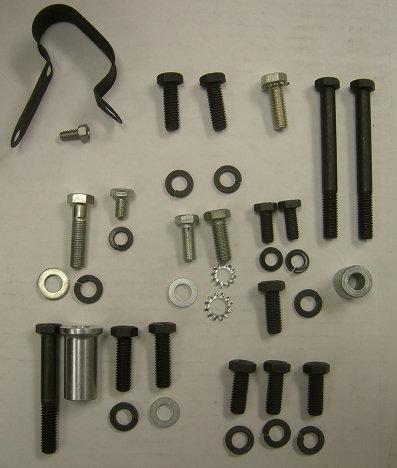 AC COMPRESSOR BOLT KIT, SMALL BLOCK, W/MARKINGS, NEW, 69 CHEVY ...