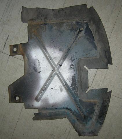 AC BAFFLE PLATE ,LEFT COUP USED 69 CAMARO – Chicago Muscle Car Parts , Inc.