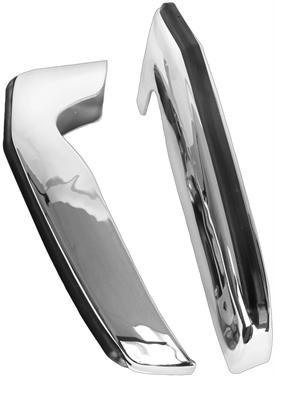 FRONT BUMPER GUARDS, PAIR, w/RUBBER, NEW, 71-72 CHEVELLE – Chicago ...