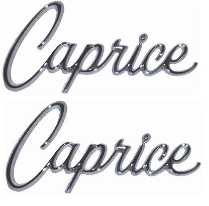 FENDER EMBLEMS, 65-7 CAPRICE, PR – Chicago Muscle Car Parts , Inc.