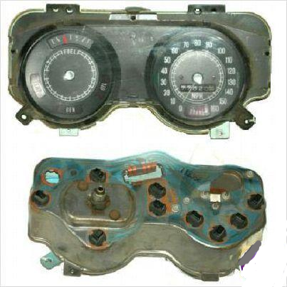 DASH CLUSTER, w/IDIOT LIGHTS, USED, 69 FIREBIRD – Chicago Muscle Car ...