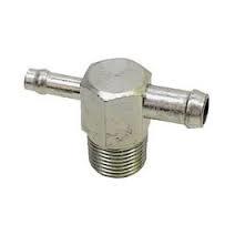 INTAKE MANIFOLD VACUUM FITTING, HAS 2 SMOOTH PORTS, 3/8" & 1/4: PORTS ...