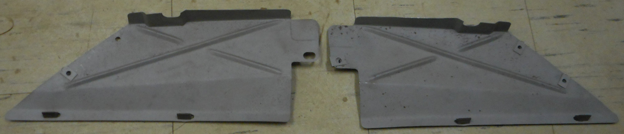RADIATOR UPPER BAFFLE PANELS, WITH AC OR 400, USED, 69 FIREBIRD ...