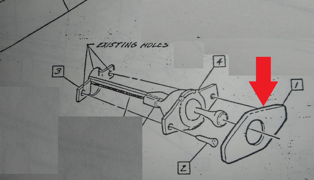 DOOR REMOTE MIRROR KNOB BEZEL ,NEW 64-66 CHEVELLE NOVA – Chicago Muscle ...