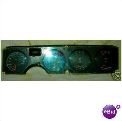 DASH GAUGE CLUSTER, 82 84-5 87 90 92 FIREBIRD TRANS AM – Chicago Muscle ...