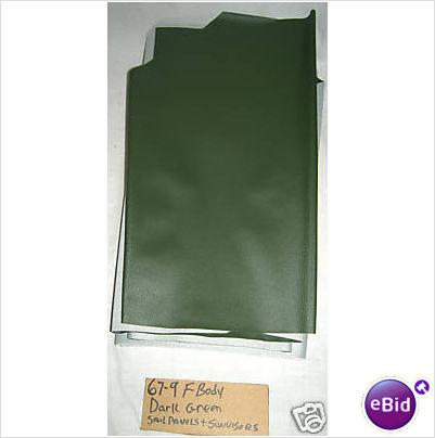 HEADLINER FABRIC, DARK GREEN, 67-9 CAMARO FIREBIRD – Chicago Muscle Car ...