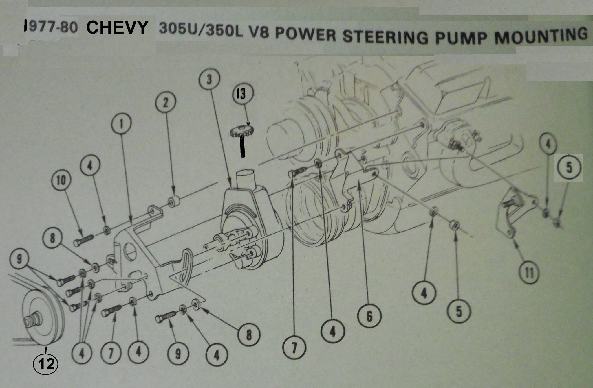 ENTERED 77-81 CHEVY POWER STEERING PUMP BRACKETS, DRAWING – Chicago ...